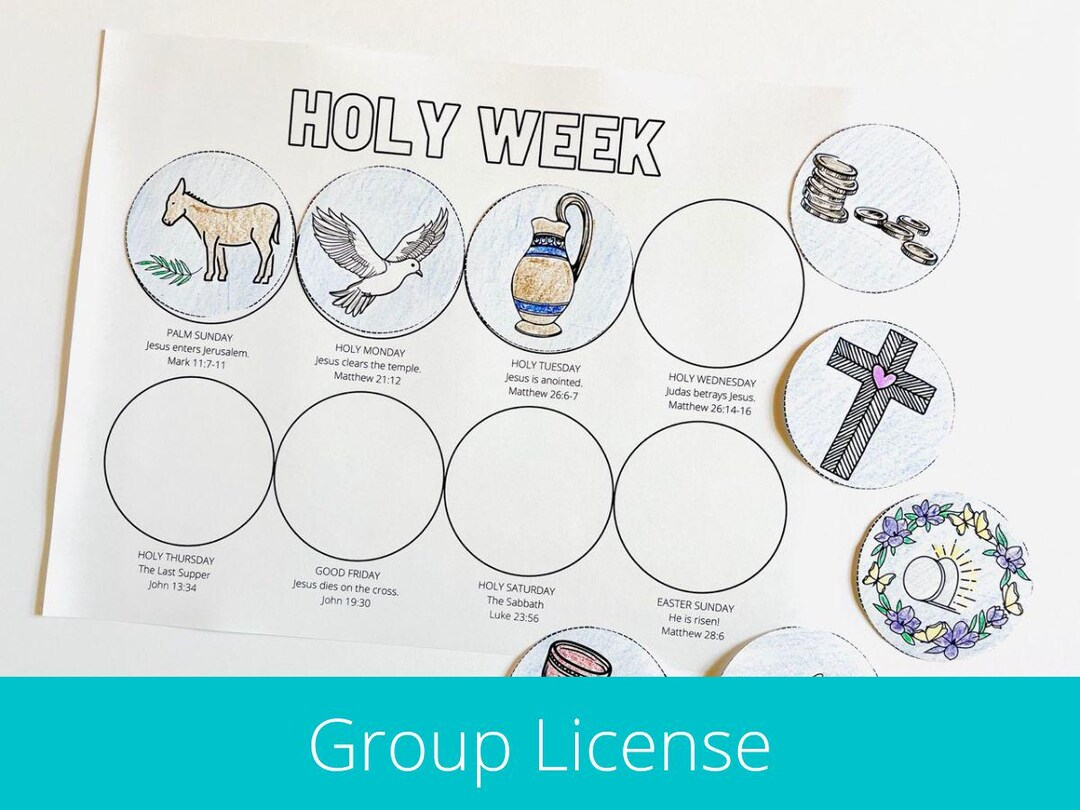 Holy Week Countdown, Lent Kids, Easter Sunday School Craft, Empty Tomb ...