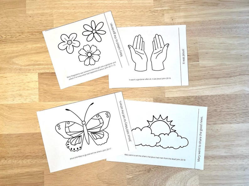 Easter Sunday School Craft, Easter Jesus Printable, Holy Week for Kids ...