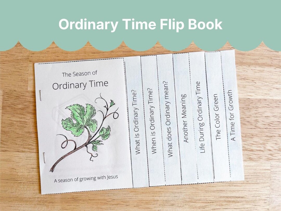 Ordinary Time Liturgical Year Coloring, Season of Ordinary Time ...