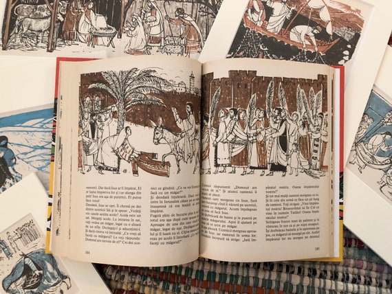 Vintage Children's Bible DIY Beautiful Illustrations for - Etsy