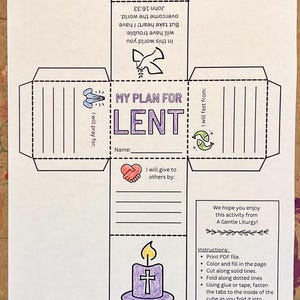 Sunday School Craft, Ash Wednesday, Lent for Kids, Lent Calendar, Lent ...