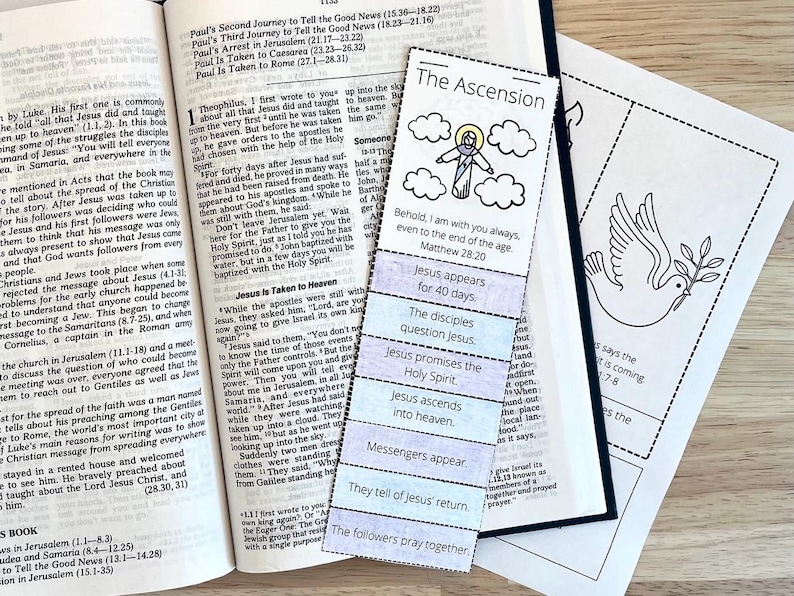 Jesus Ascension Craft, Christ Ascending, Jesus Ascended Into Heaven ...