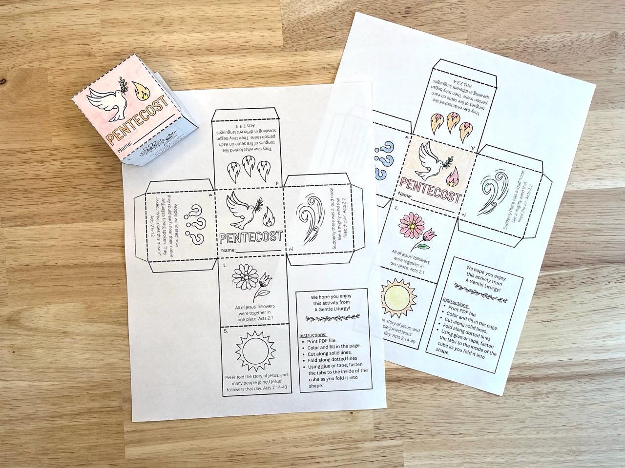 Holy Spirit Craft, for Kids, Pentecost Kids, Pentecost Activity ...