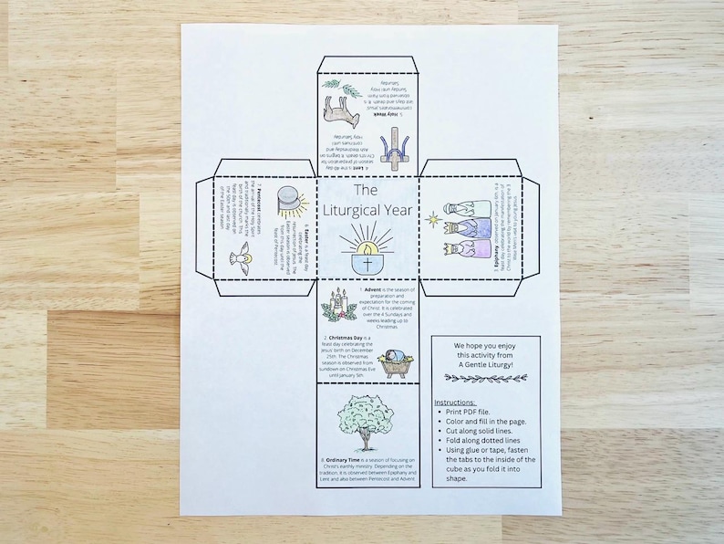 Liturgical Calendar 2025, Printable Advent, for Kids, Catholic ...