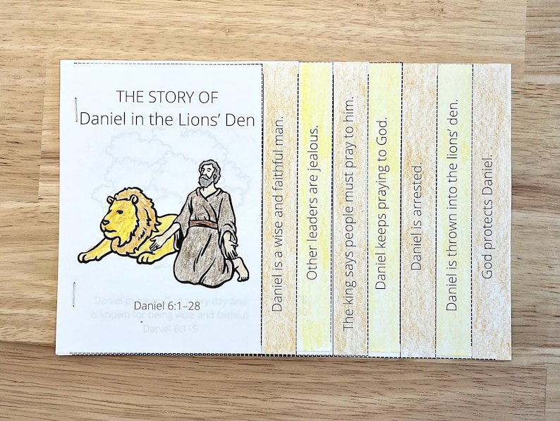 Daniel in the Lions Den Craft, Daniel in Lions Den, Daniel and the ...