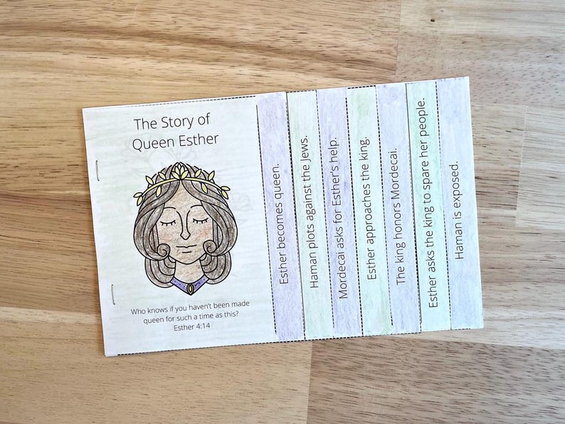 Queen Esther Crafts, Esther 4:14 Coloring Page, Esther Bible Story ...