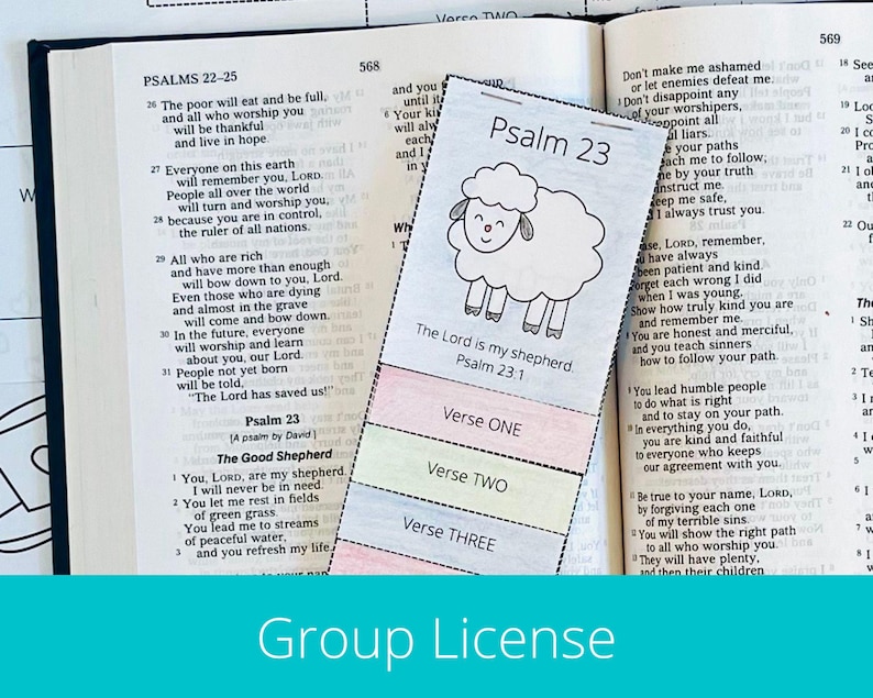 Psalm 23 Printable, the Lord is My Shepherd, Sunday School Crafts ...