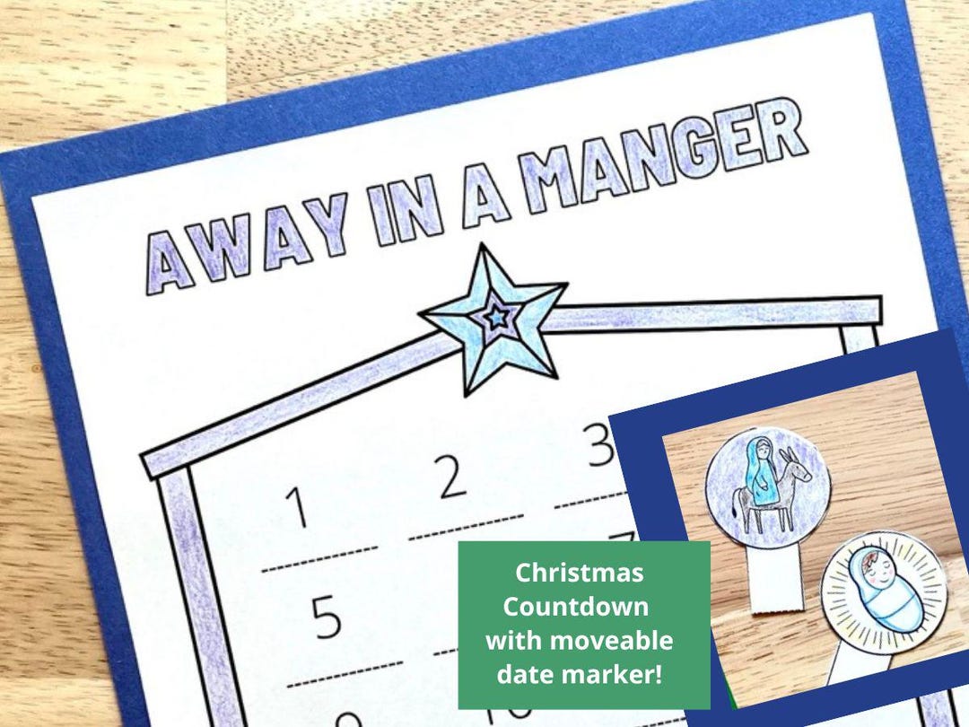 Christmas Nativity Craft for Kids, Christmas Story Printable, Jesus ...