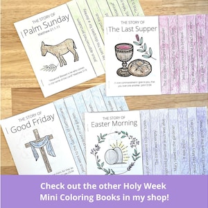 Easter Sunday School Craft, Holy Week Printable, Lent, Easter Bible ...