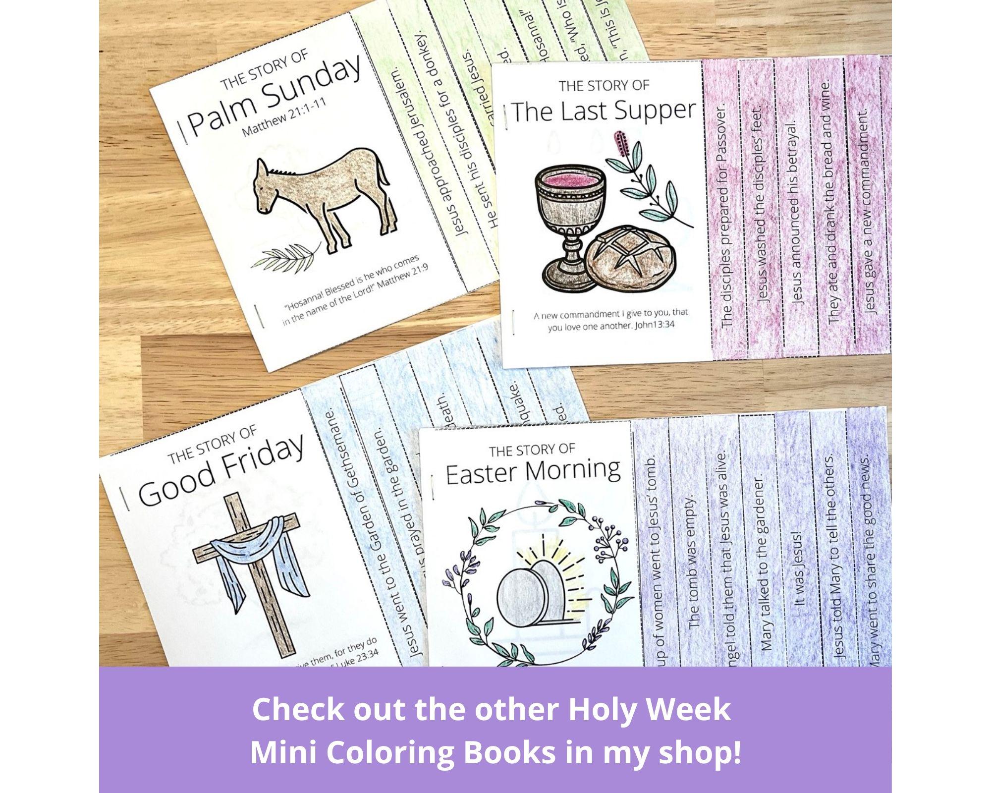 Good Friday Craft, Easter Jesus Printable, Holy Week for Kids Walk ...