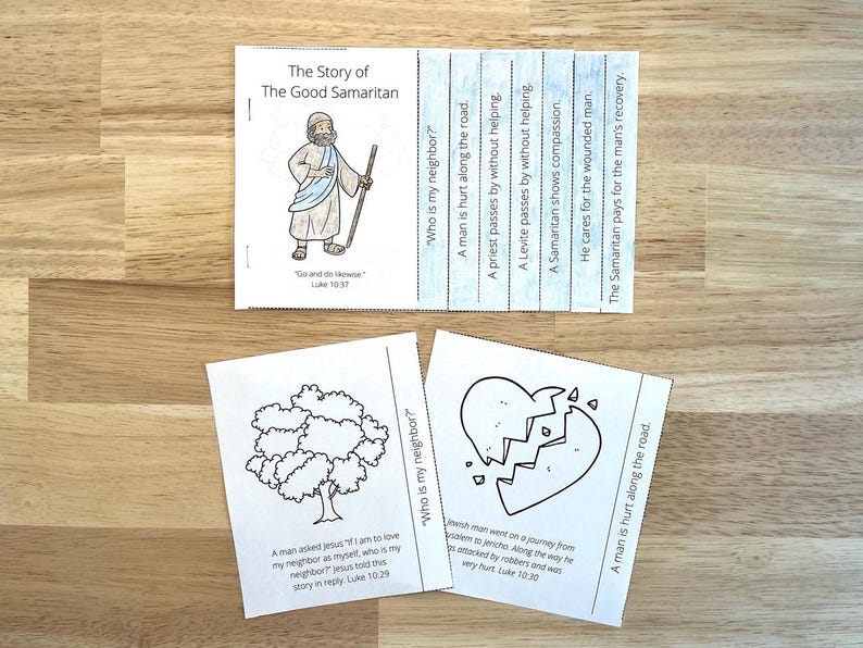 Good Samaritan Craft for Kids, Parables of Jesus, Sunday School Craft ...