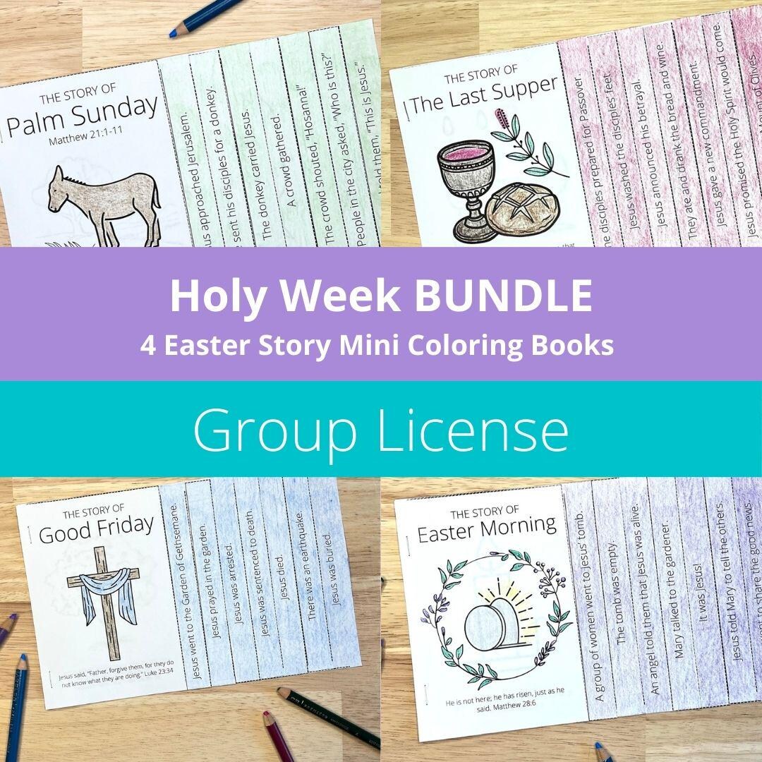Holy Week Bundle, Palm Sunday Activity, Good Friday, Last Supper ...