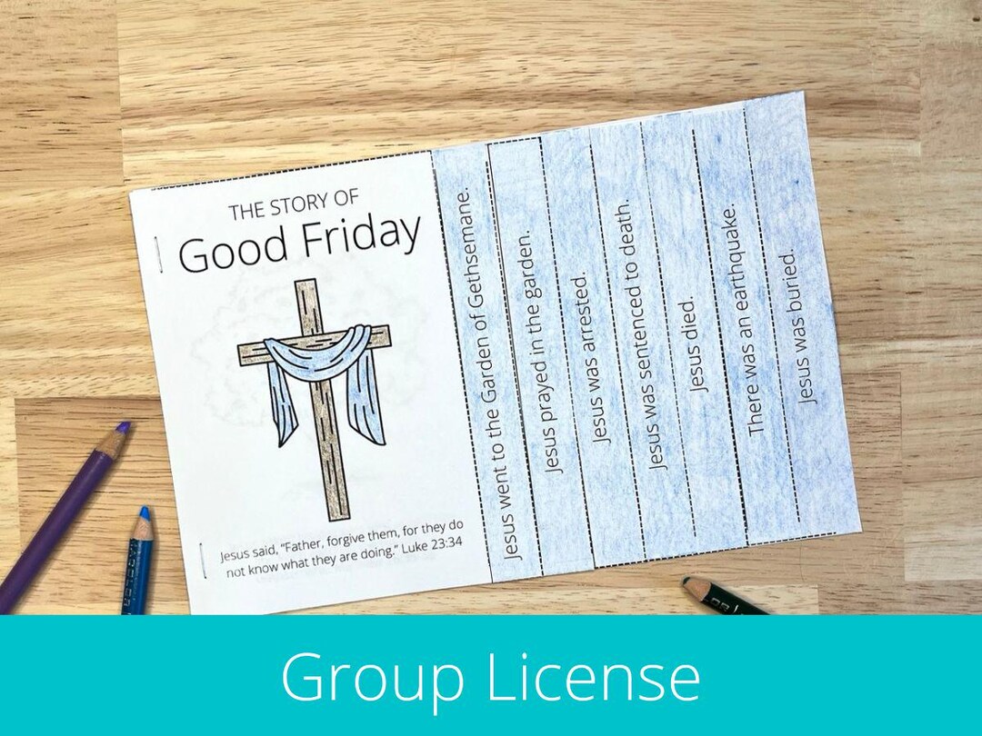 Good Friday Craft, Lent, Sunday School Lesson, Holy Week Homeschool ...