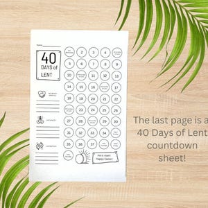 Lent Coloring Page, Lent Craft for Kids, 40 Days of Lent Activities ...