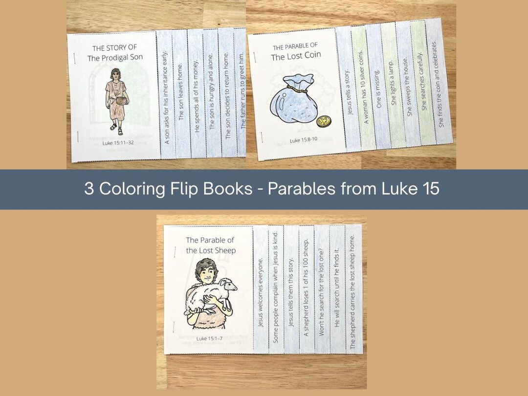 Parables of Jesus, Luke 15, the Prodigal Son Kids Craft, Parable of the ...