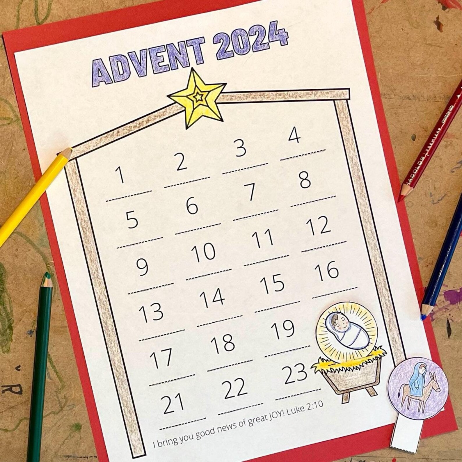 Advent Calendar 2024, DIY Advent Calendar, Advent Calendar Printable ...