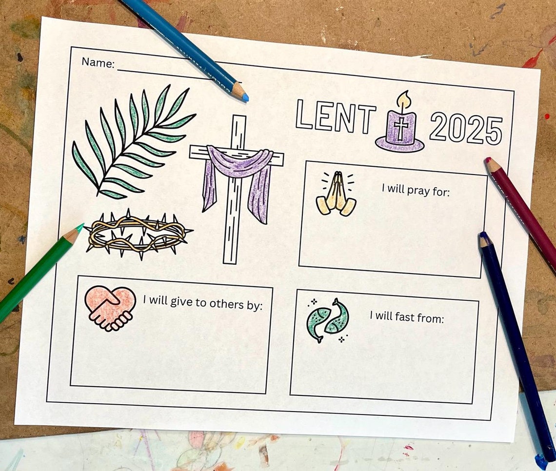 Ash Wednesday, Lent for Kids, Lent Calendar, Lent Kids, Palm Sunday ...