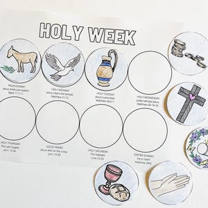 Holy Week Countdown, Lent Kids, Easter Sunday School Craft, Empty Tomb ...