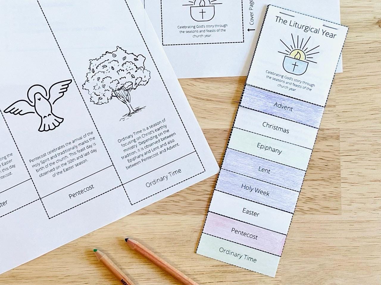 Liturgical Calendar 2025, Printable Bible Bookmarks, Epiphany ...