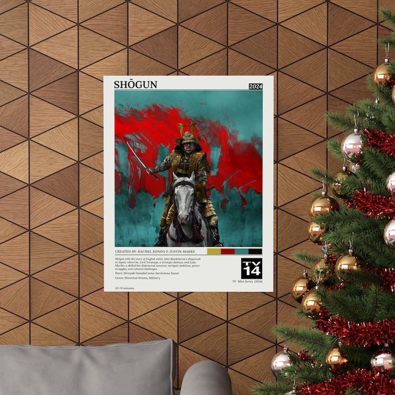 Shogun Poster Tv Show Poster Japan Wall Art Samurai Print Movie Wall ...