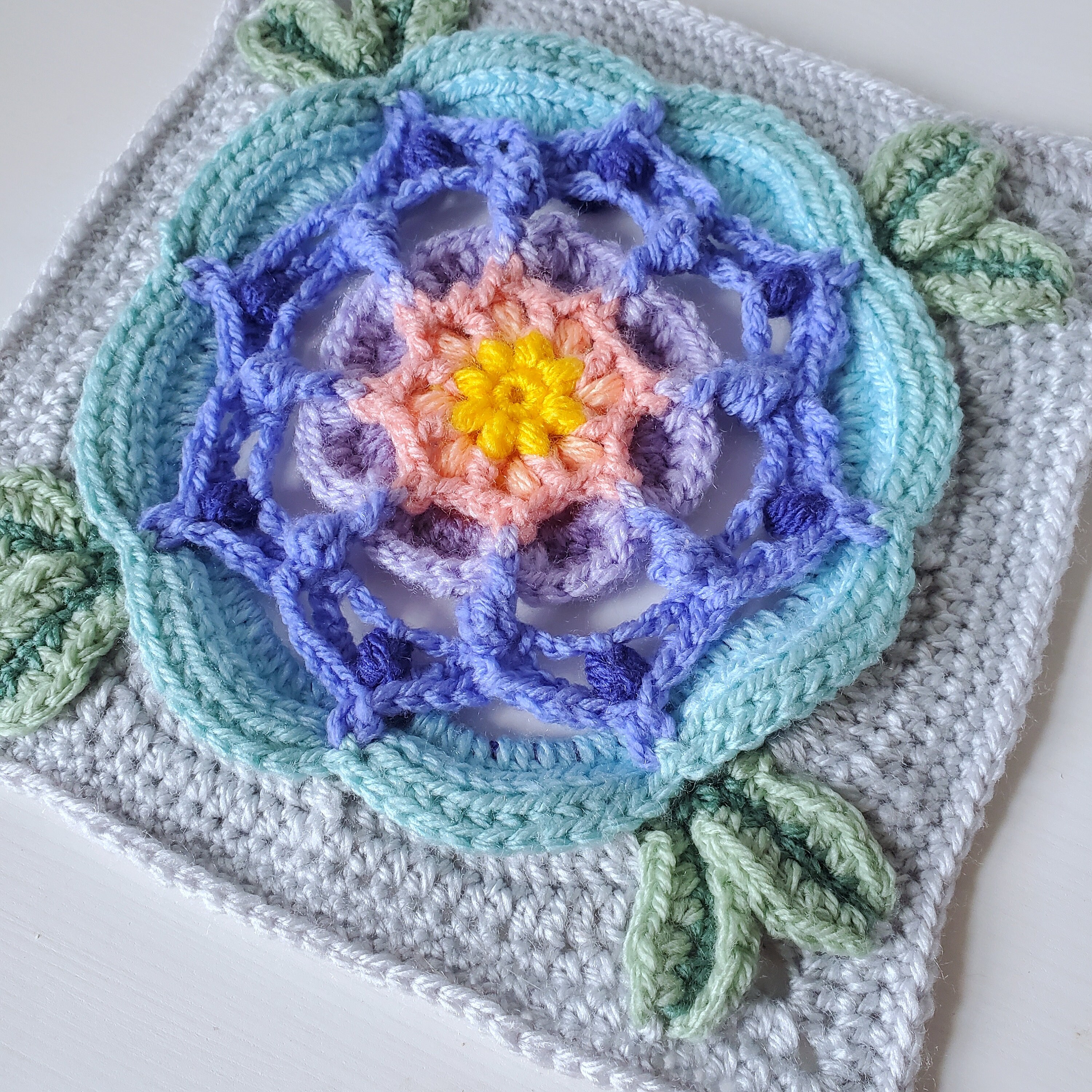 Serendipity Mandala & Square Crochet Pattern - Etsy