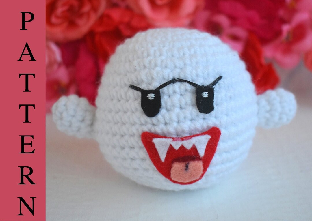 Boo From Mario CROCHET PATTERN - Etsy