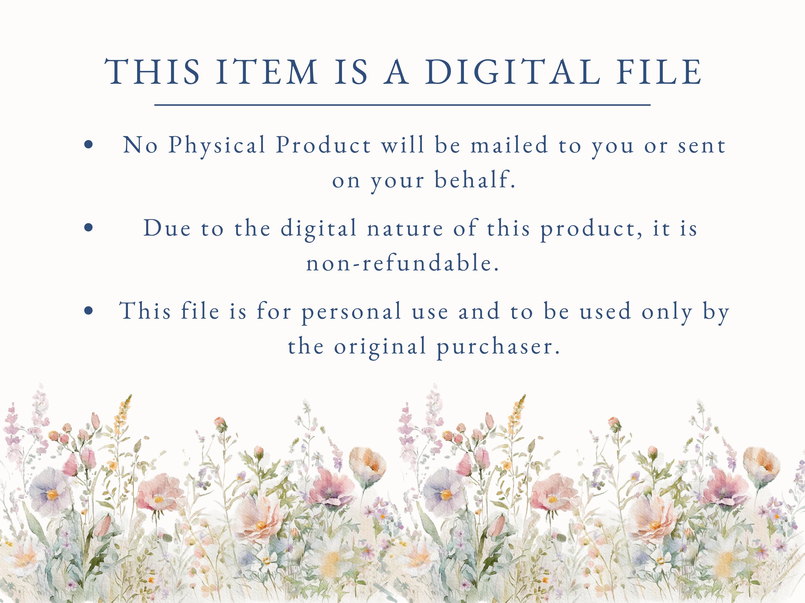 Floral Sympathy Card & Envelope Digital Download - Condolence Printable ...