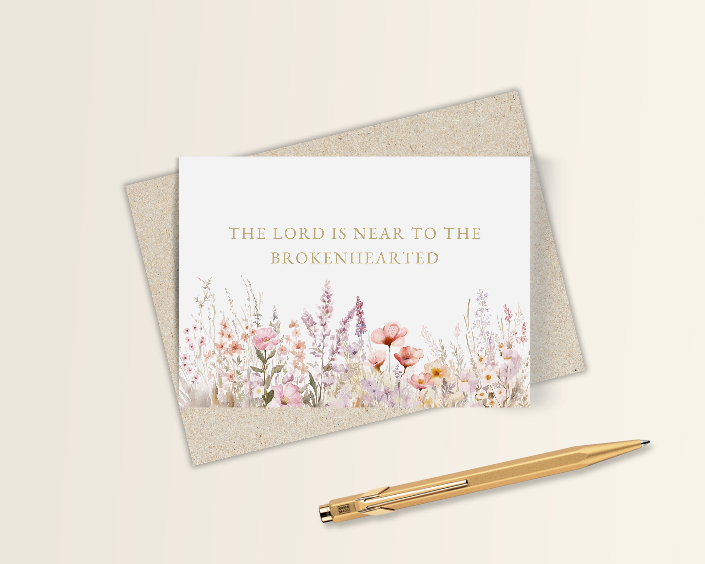 Christian Bible Verse Sympathy Card 5x7 Digital Download Printable ...