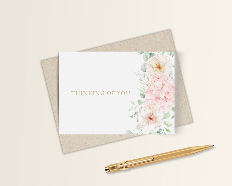 Sympathy Card & Envelope Digital Download: Printable 5x7 for Condolence ...