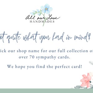 Printable Sympathy Card & Envelope Digital Download - Condolence for ...