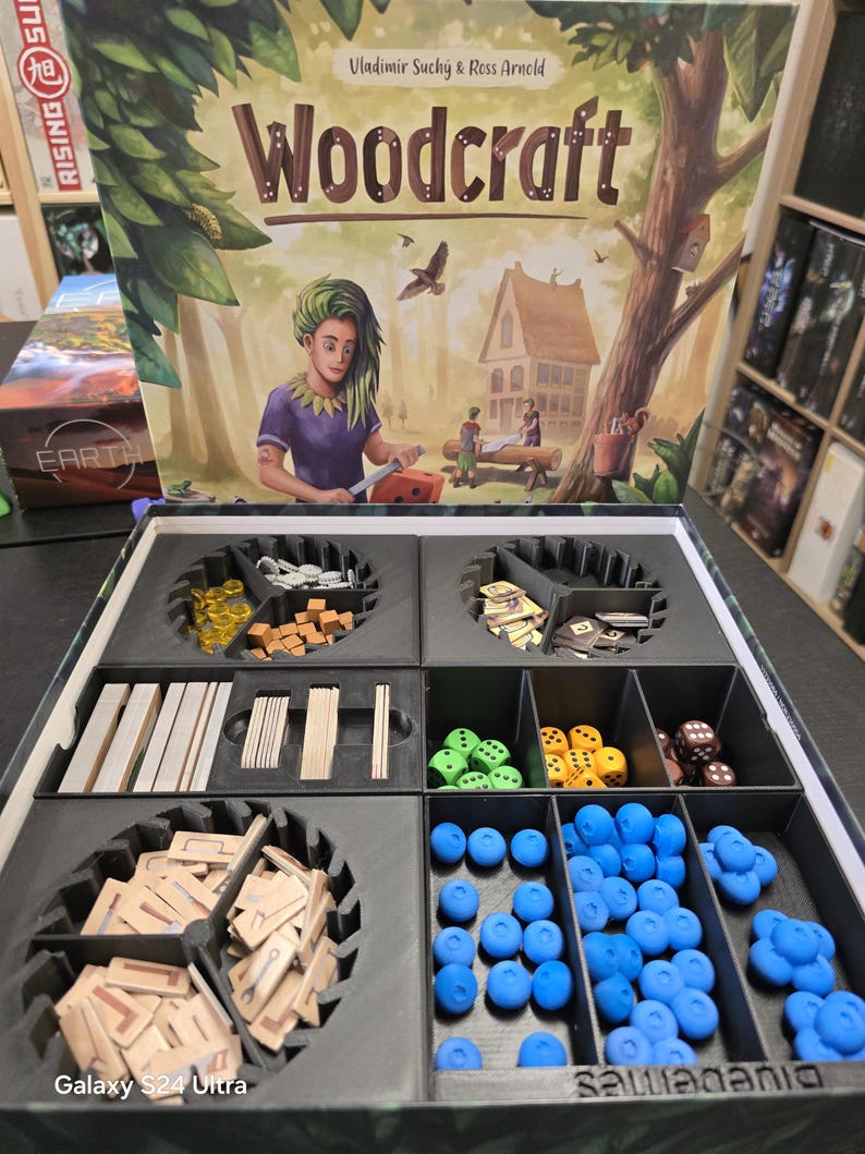 Woodcraft Boardgame Organizer - Etsy