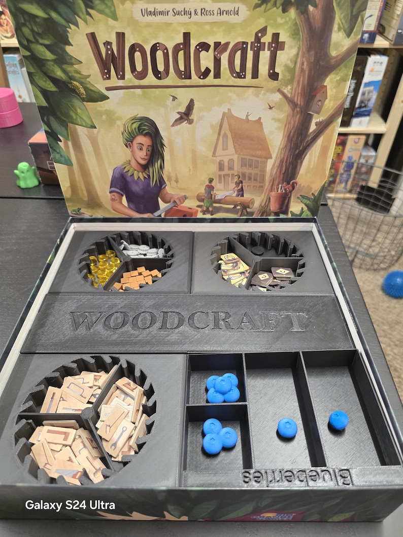 Woodcraft Boardgame Organizer - Etsy