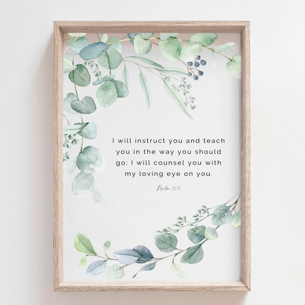 Psalm 32 7 Verse - Etsy UK