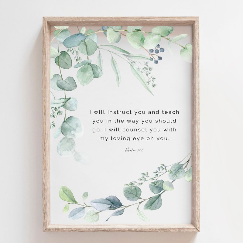 Psalm 32 7 Verse - Etsy UK