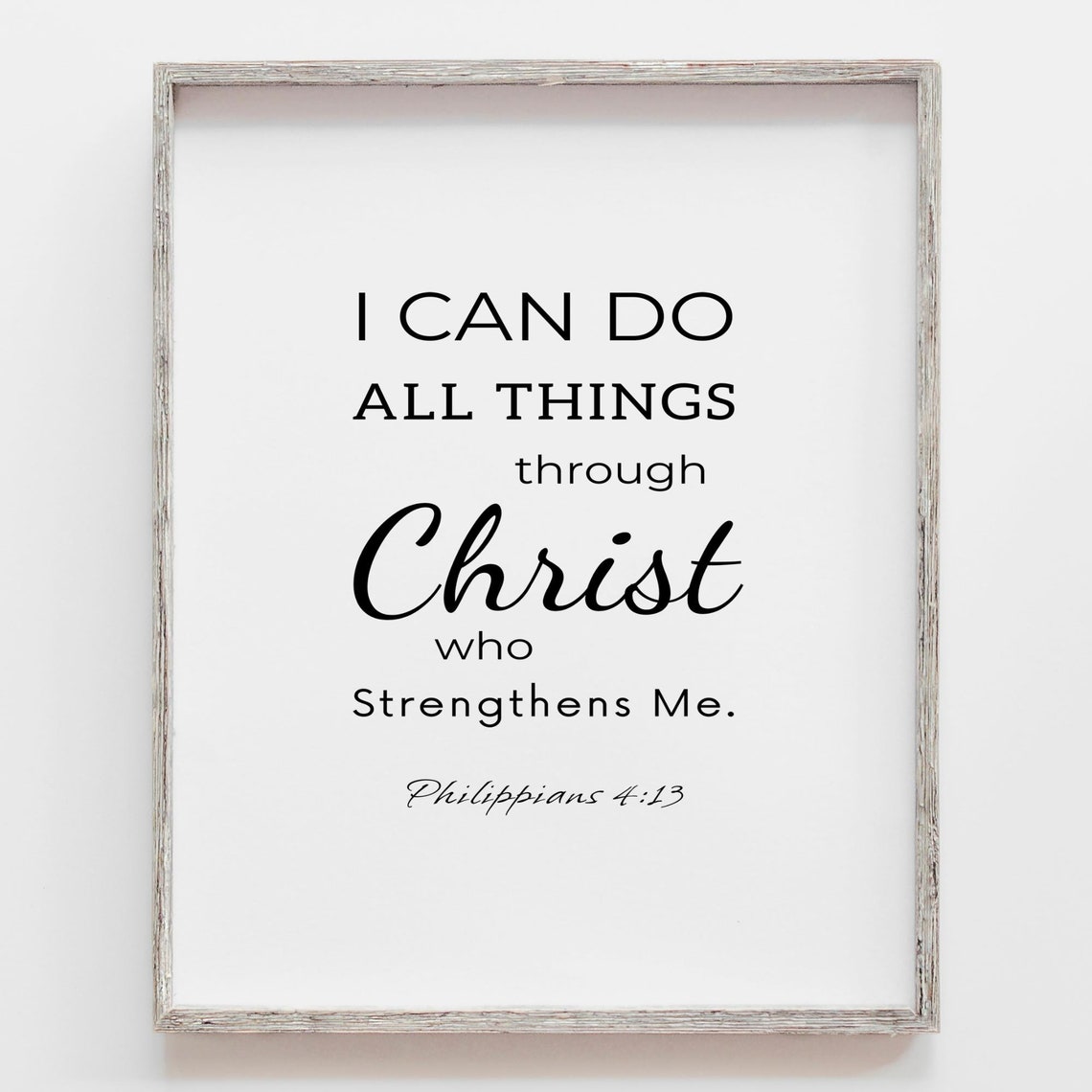 Philippians 4:13 I Can Do All Things Through Christ Who - Etsy