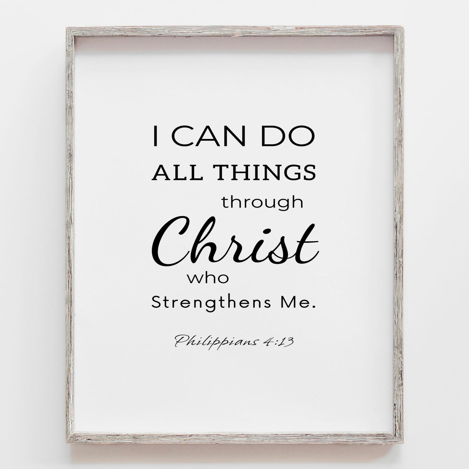 Philippians 4:13 I Can Do All Things Through Christ Who - Etsy