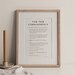 The Ten Commandments Exodus 20:1-17, Printable Christian Art ...