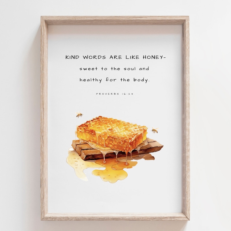 Proverbs 16 24 - Etsy