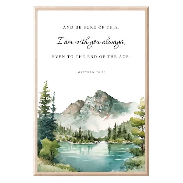 Matthew 28 20 - Etsy
