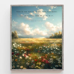 Psalm 118:24 This is the Day That the Lord Has Made, Printable, Bible ...