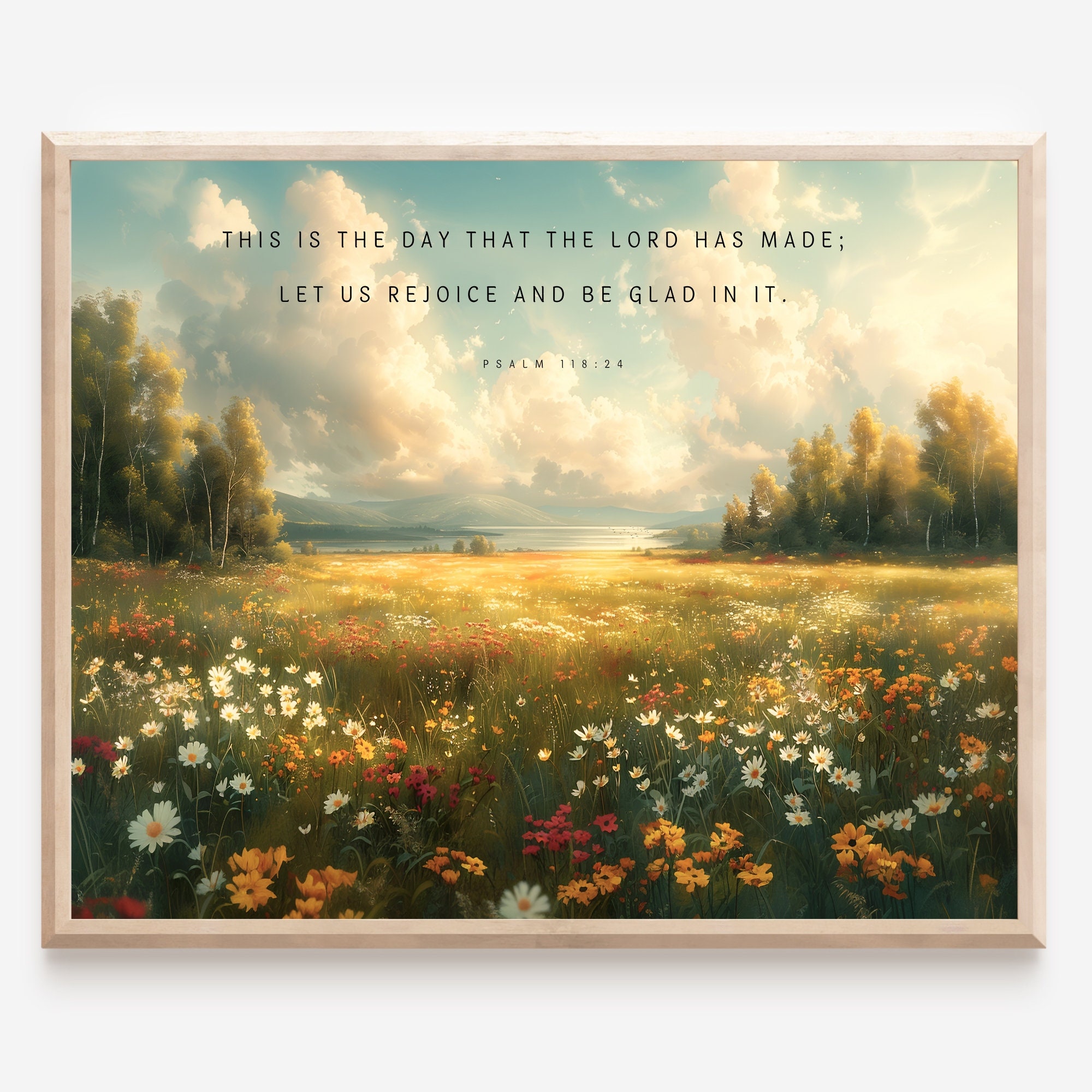 Psalm 118:24 This is the Day That the Lord Has Made, Printable, Bible ...