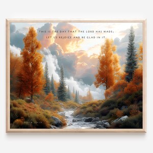 Psalm 118:24 This is the Day That the Lord Has Made, Printable, Bible ...