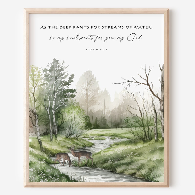 Psalm 42 1 - Etsy