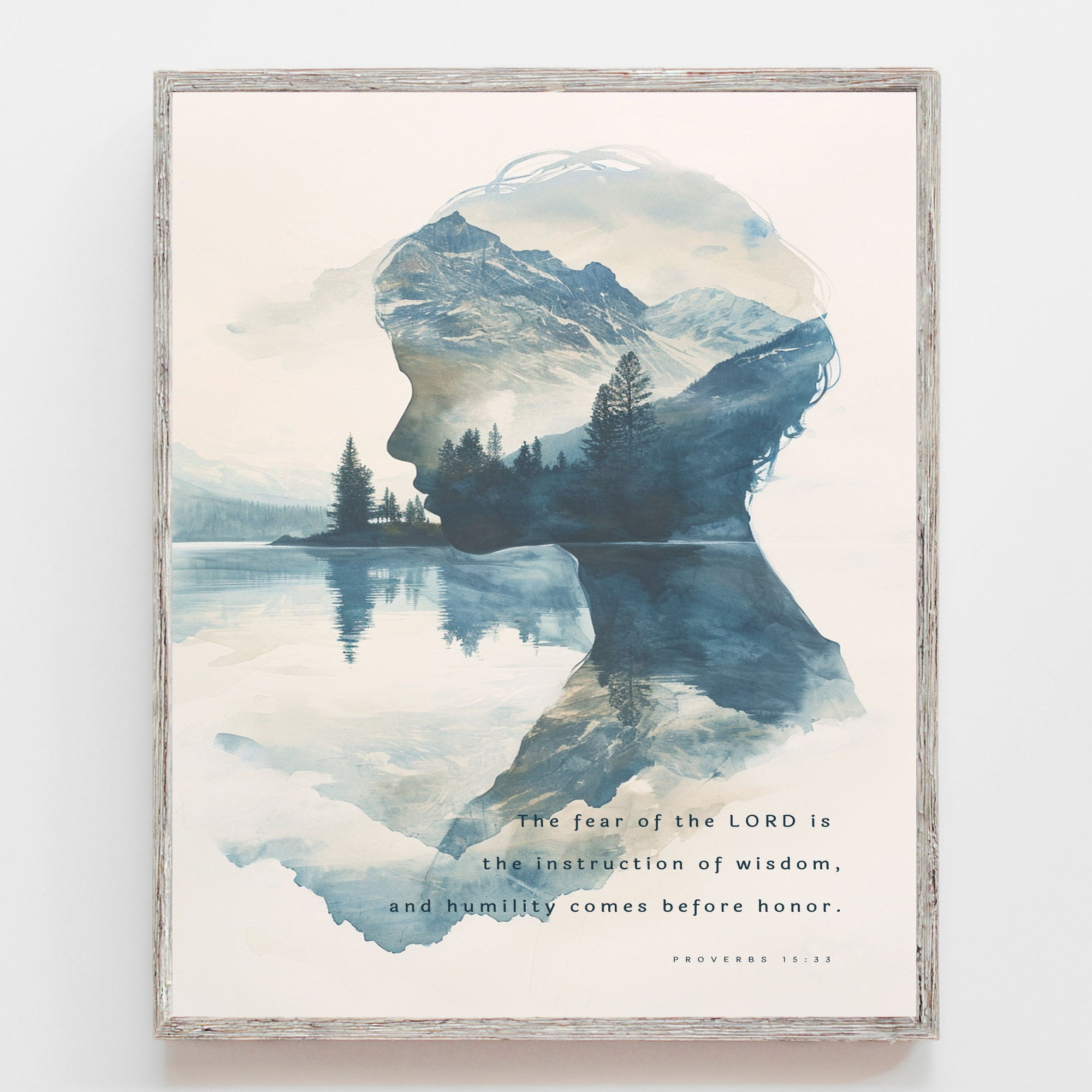 Proverbs 15:33 Humility Comes Before Honor, Digital Prints, Printable ...