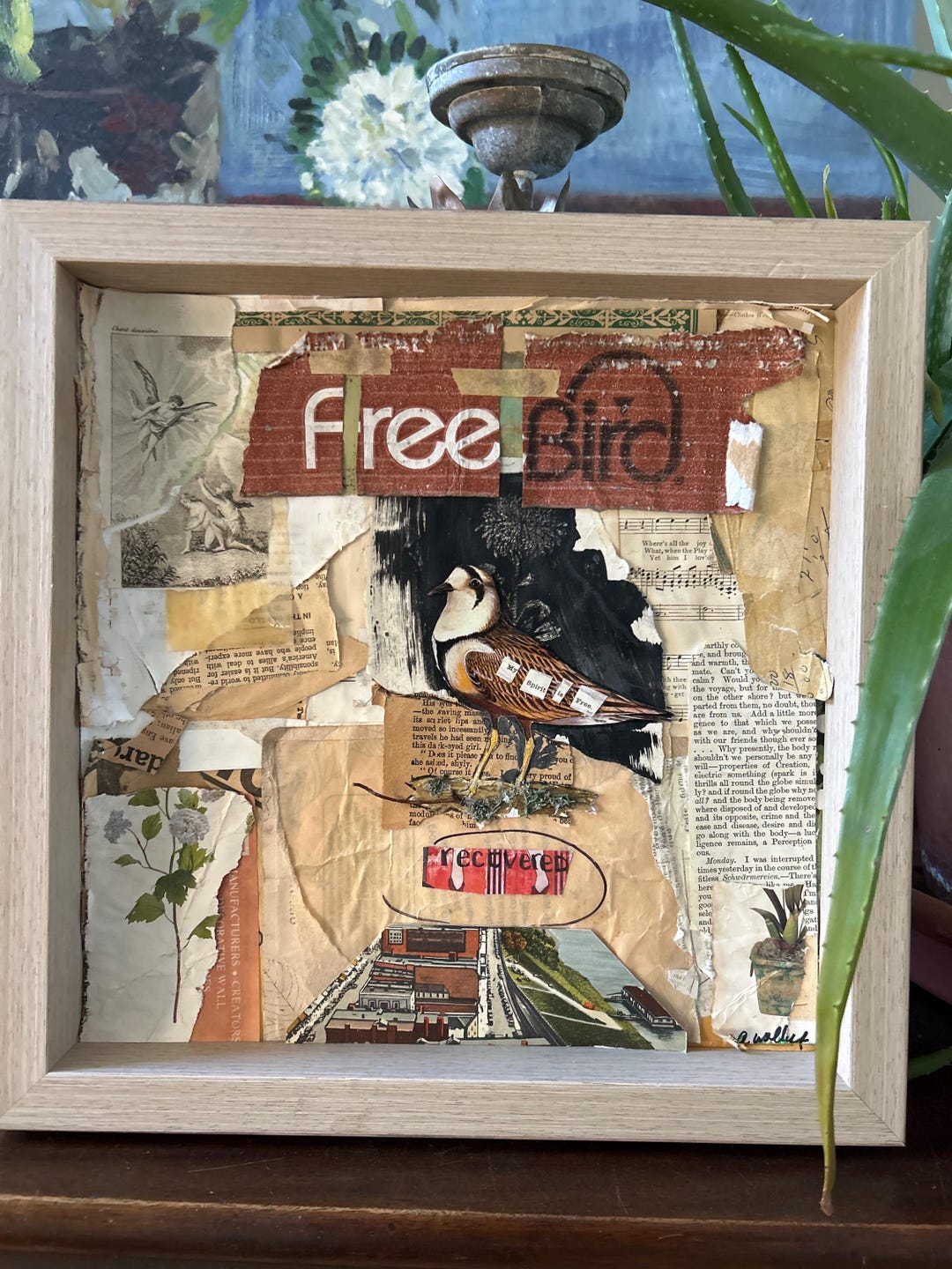 Original Analog Collage Celebrating Recovery and Sobriety One Day at a ...