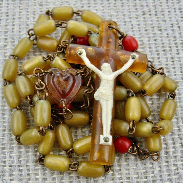 Irish Horn Rosary - Etsy