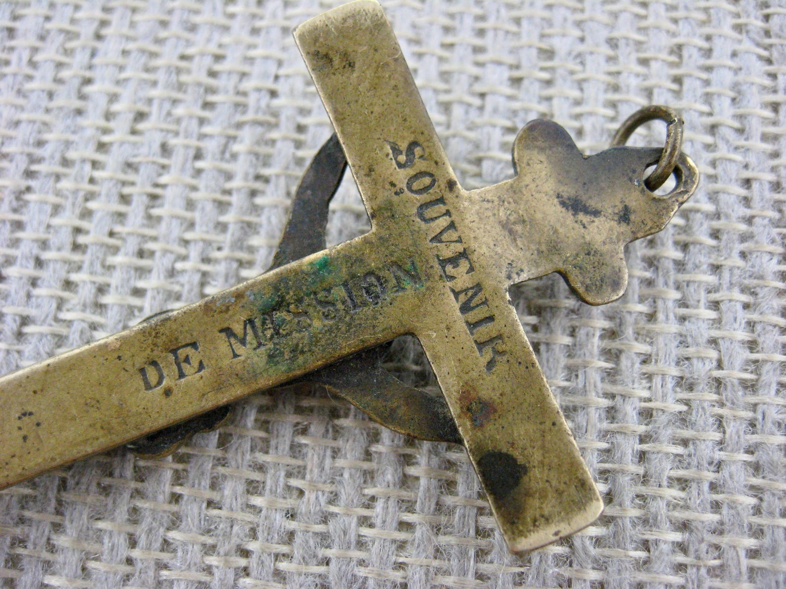 Souvenir De Mission Crucifix With Memento Mori - Etsy