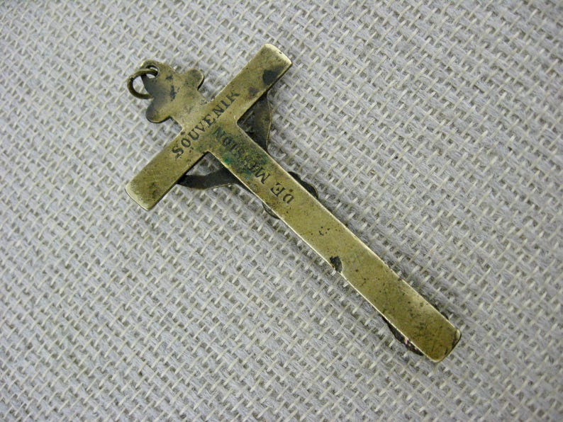 Souvenir De Mission Crucifix With Memento Mori - Etsy