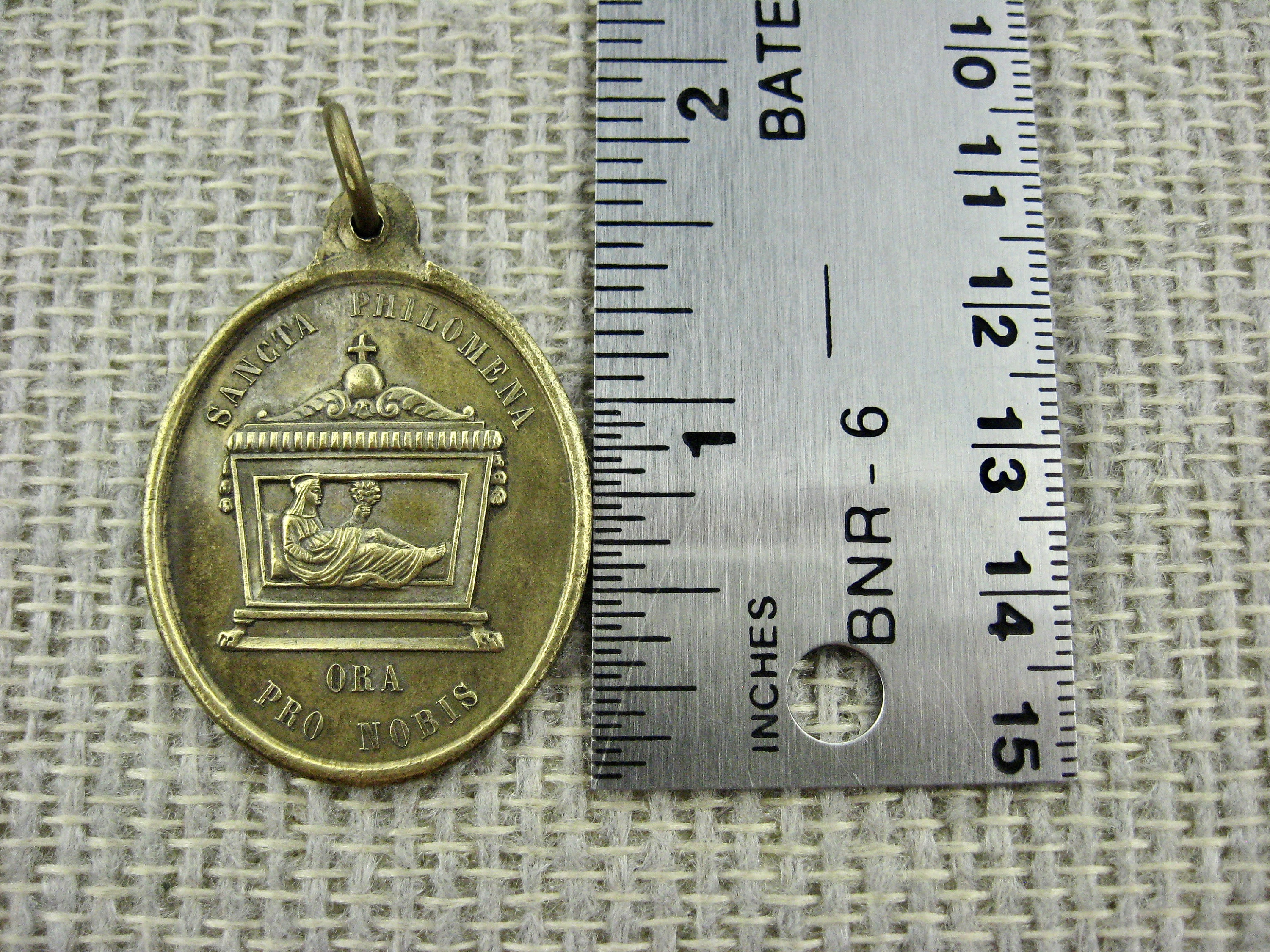 Antique Saint Philomena Medal - Etsy