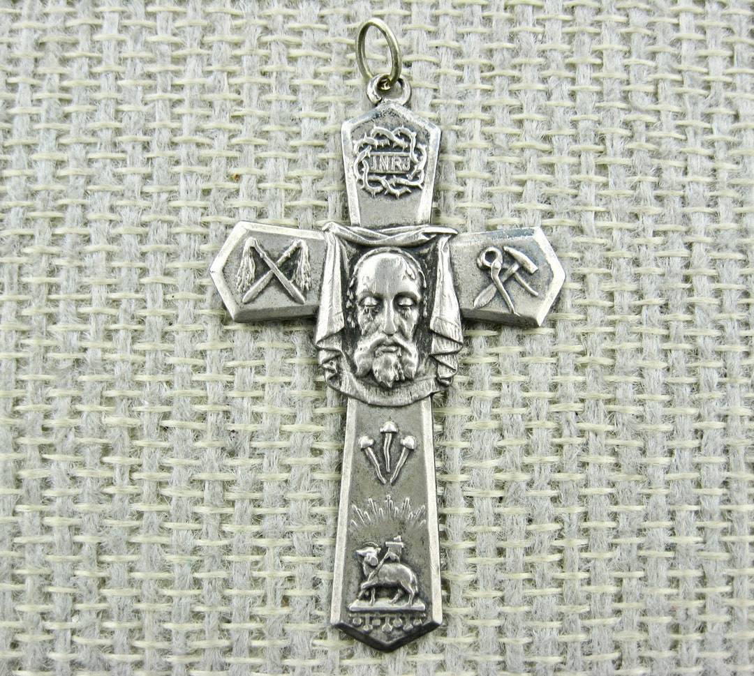 Holy Face of Jesus Cross, From Lourdes - Etsy